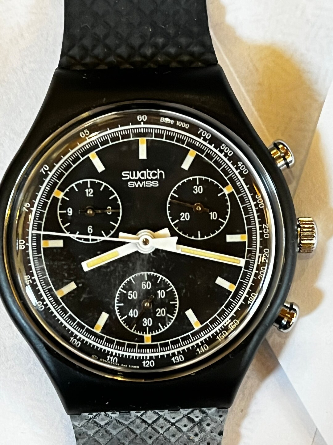 RARE From Germany 1991 Swatch Vintage Watch First of the Chronograph ...