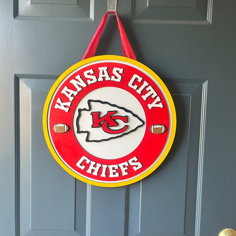 Kansas City Chiefs Wood Sign - Etsy