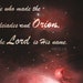 Orion Space Art Bible Verse Quote Digital Download, Quote Wall Art ...