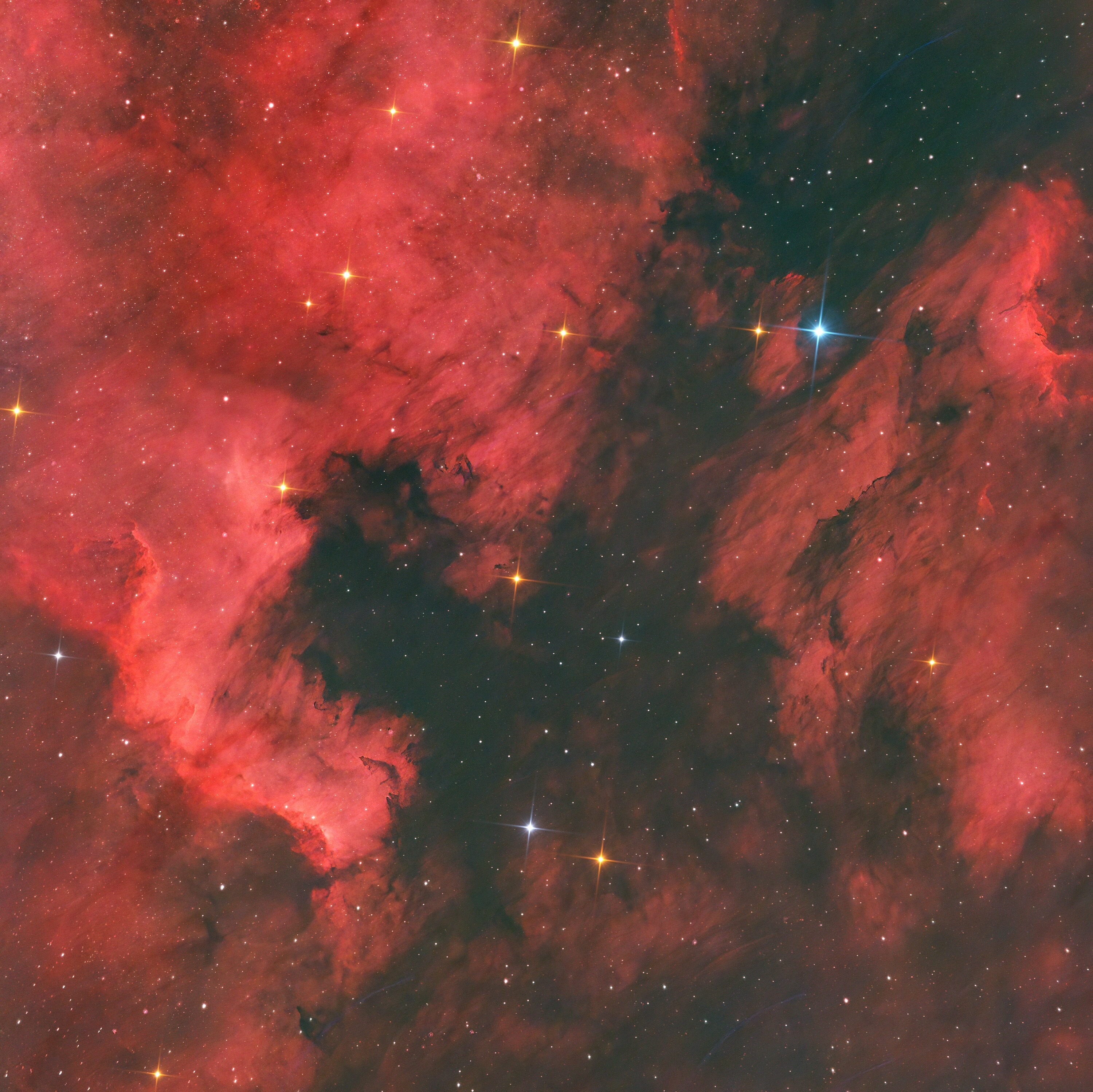 North American Nebula Space Art Printable Photo Digital Download, Wall ...