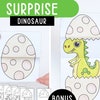 Paper Craft Printable Dinosaur for Kids Activities - Etsy