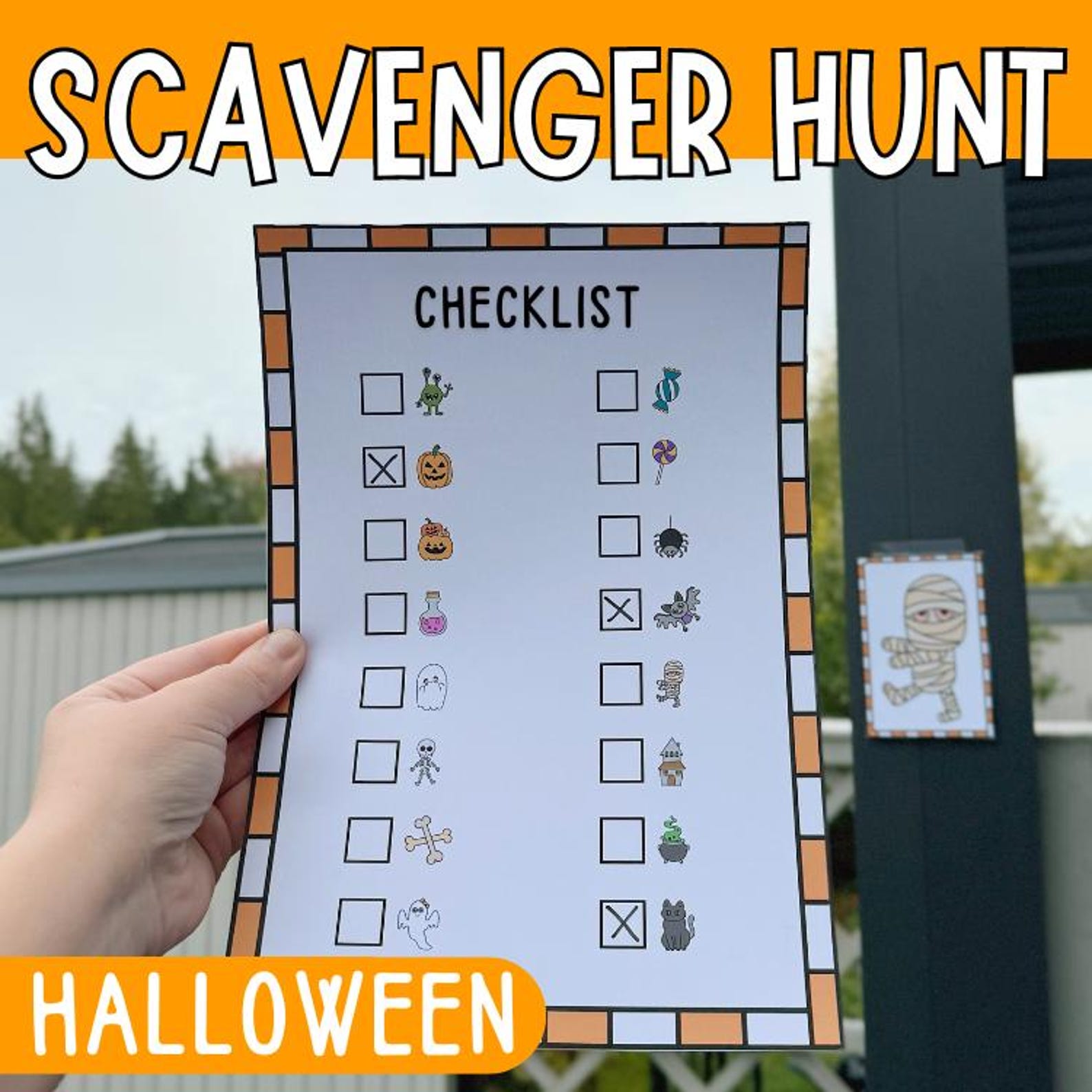 Halloween Scavenger Hunt for Kids - Etsy