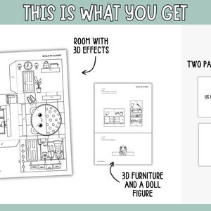 Walk-in Closet for 3D Dollhouse - Printable Paper Craft With Frog ...