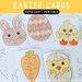 Easter Cards Paper Craft Activity Printable Coloring Page for Kids Open ...