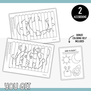 Space-themed Agamograph Craft – Fold & Reveal the Magic! - Etsy