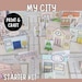 My City Starter Kit - Build Your Own City Printable Craft With Houses ...