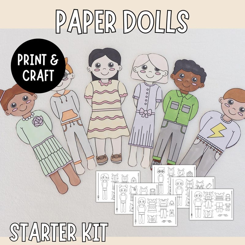 Paper Dolls - Etsy Australia