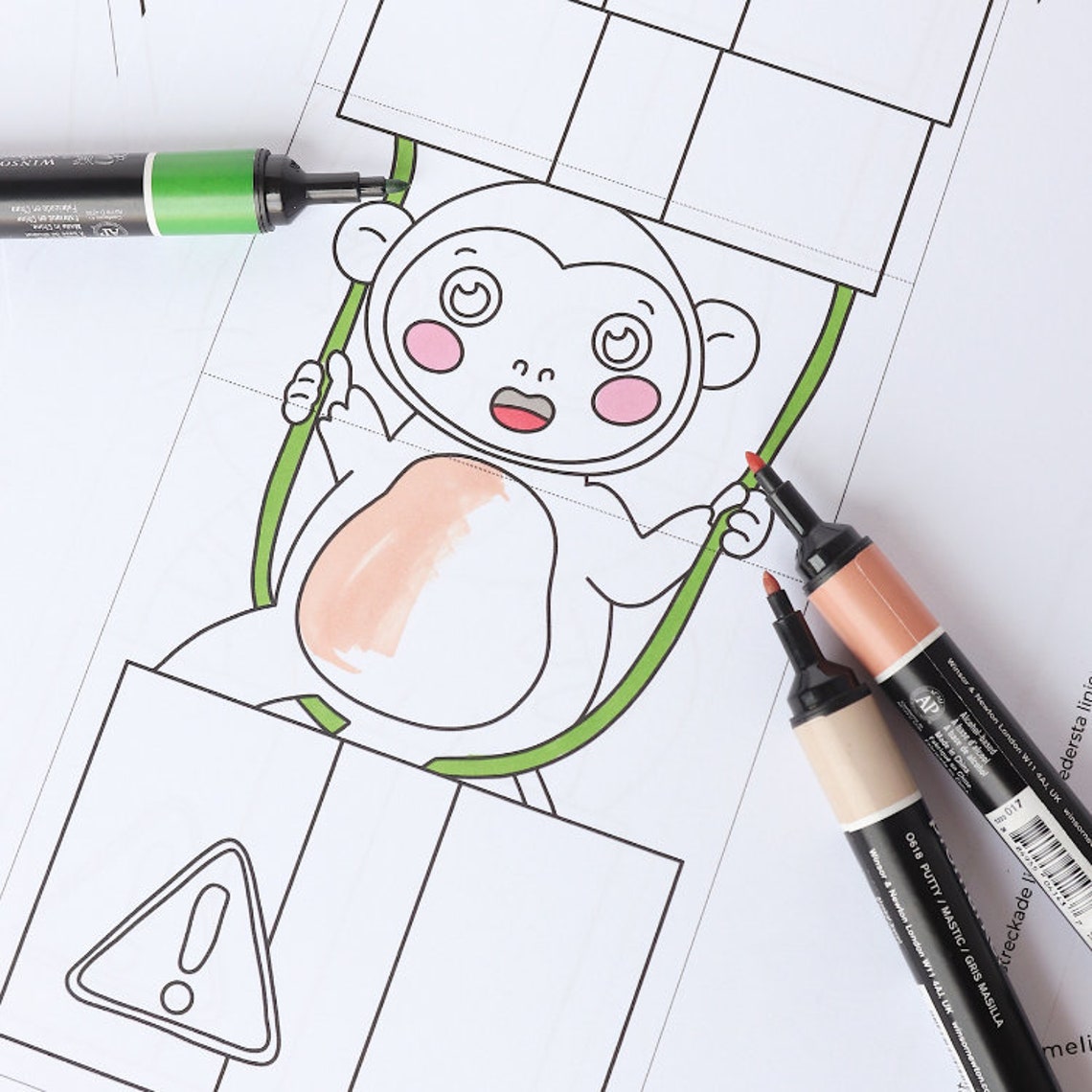 Paper Craft Printable Animals for Kids Activities - Etsy