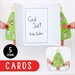Christmas Cards Paper Craft Activity Printable Coloring Page for Kids ...