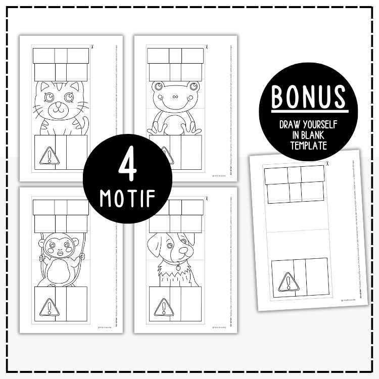 Paper Craft Printable Animals for Kids Activities - Etsy