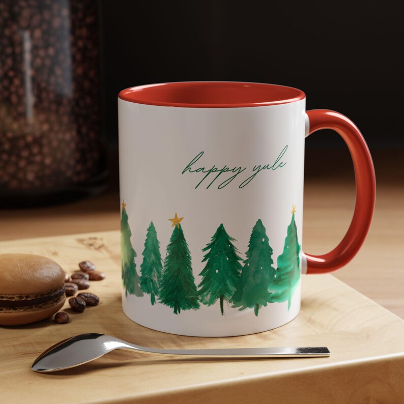 Happy Yule Coffee Mug, Pagan Christmas, Yuletide Gift - Etsy