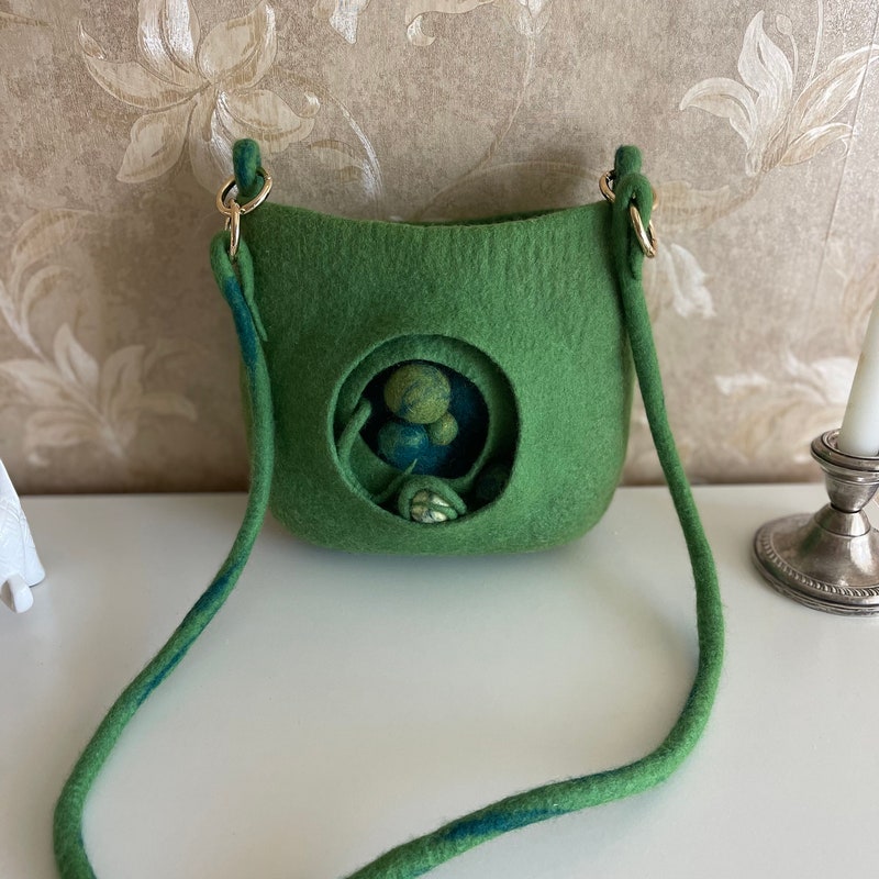Wet Felted Purse - Etsy