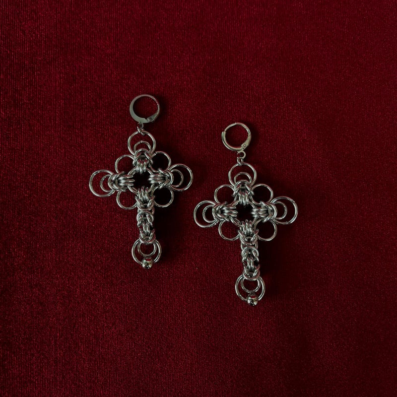 Chainmail Cross - Etsy