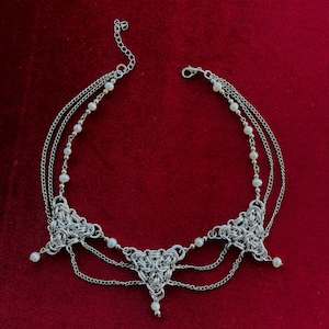 Medieval Chainmail Jewelry Byzantine Weave Aluminum Necklace With Fresh ...