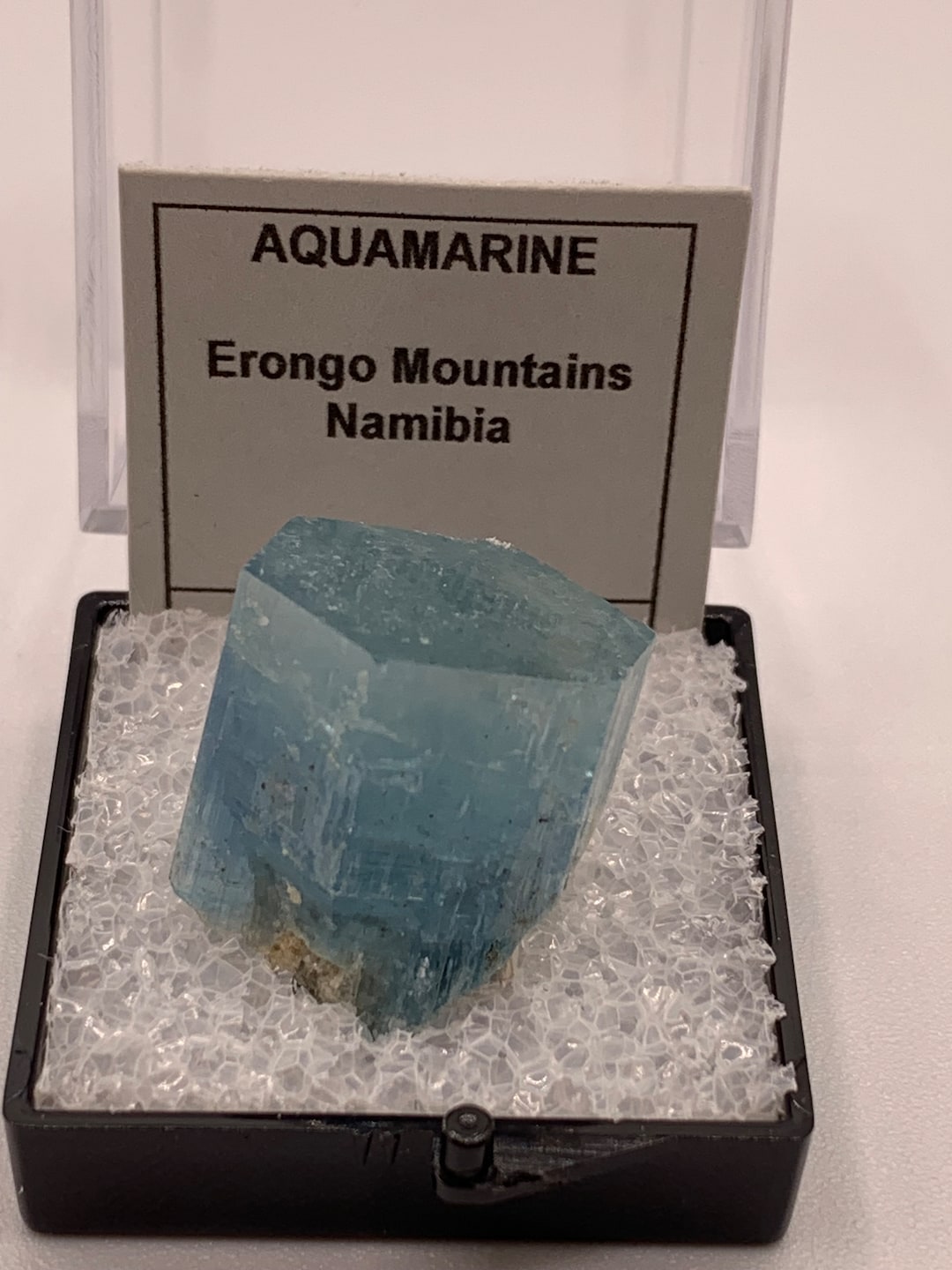 Natural Aquamarine Crystal From Erongo Mountains, Namibia - Authentic ...