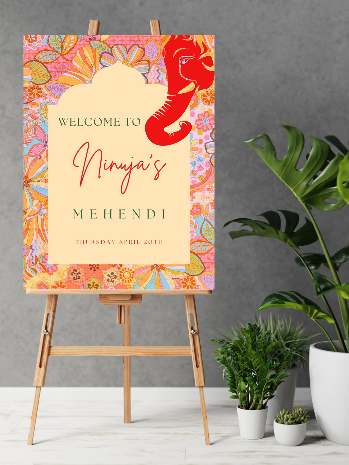 Mehndi Welcome Signs as Mehndi Decor, Mehndi Posters & Mehendi Welcome ...