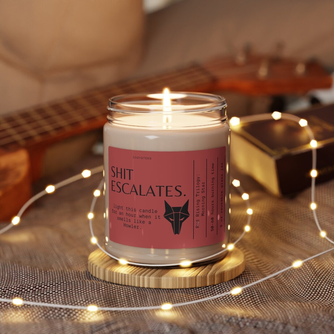 Red Rising Candle Sevro Quote, Howlers, Reaper, Morning Star Book Quote ...