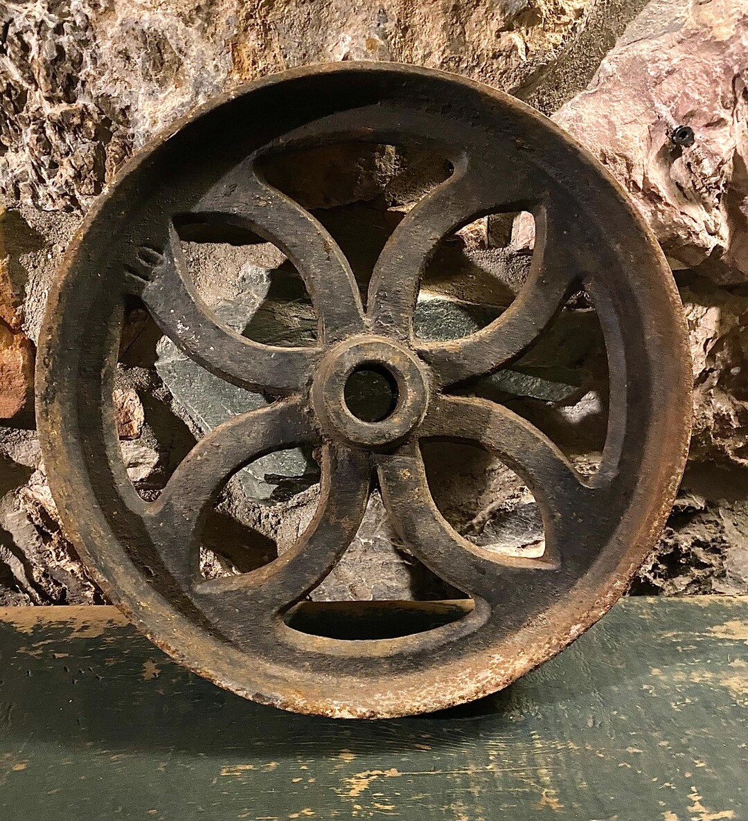 Antique 19th Century Decorative Flywheel - Etsy