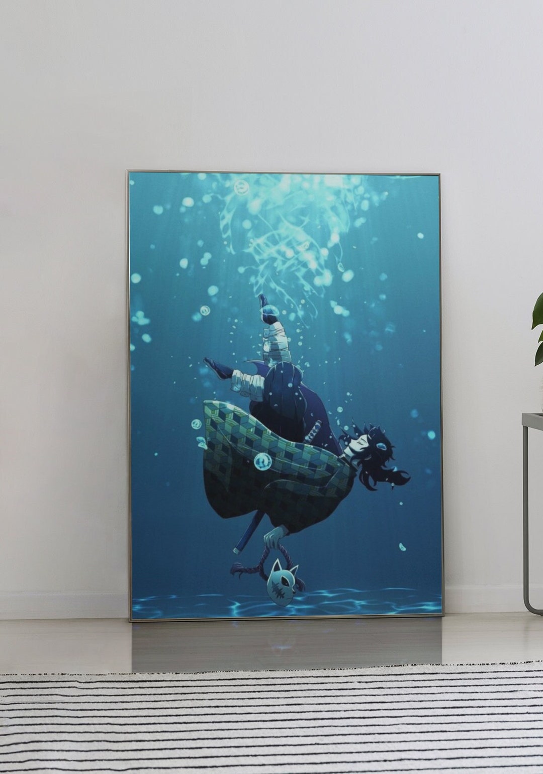 Anime-inspired Wall Decal Anime-themed Wallpaper Art Designs Anime Fan ...