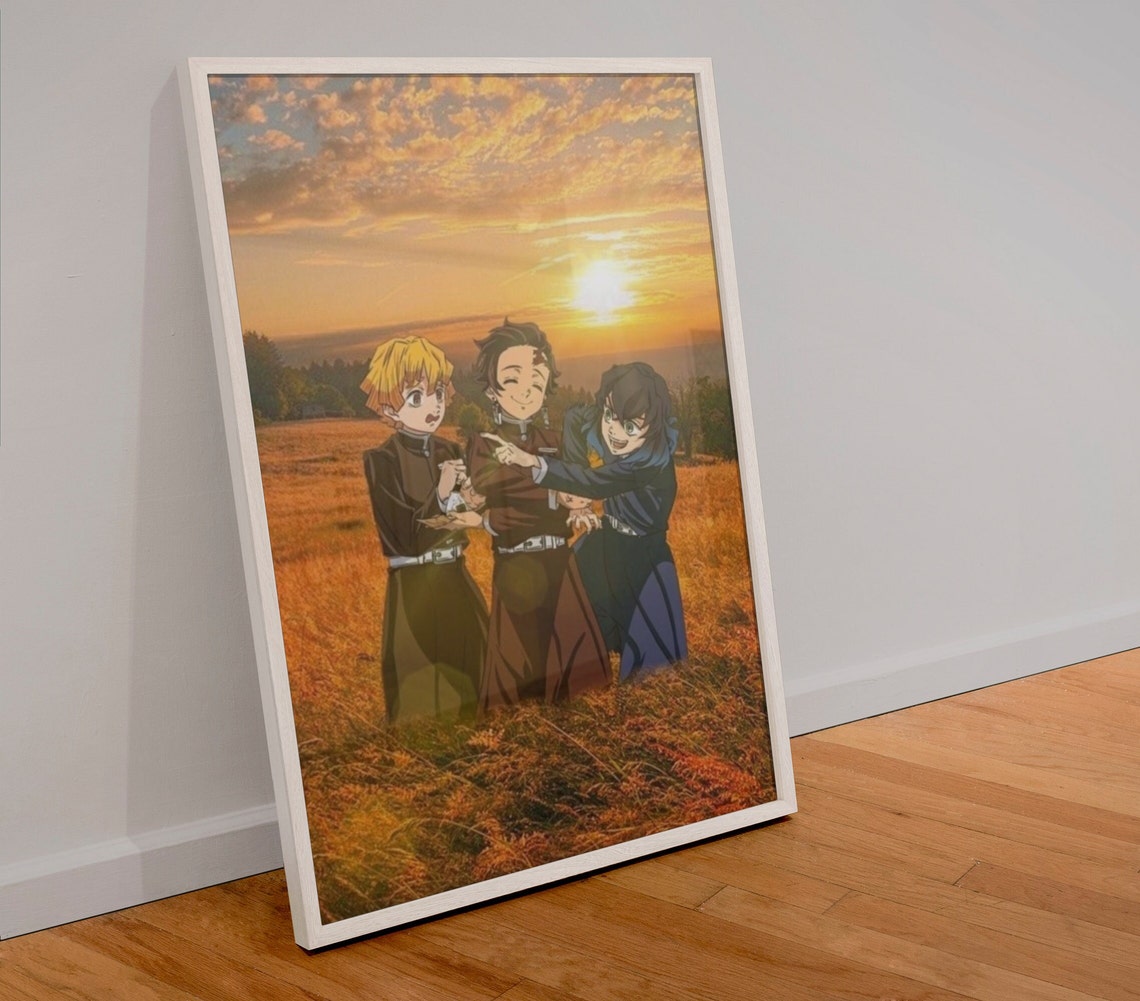 Anime-inspired Wall Decal Anime-themed Wallpaper Art Designs Anime Fan ...