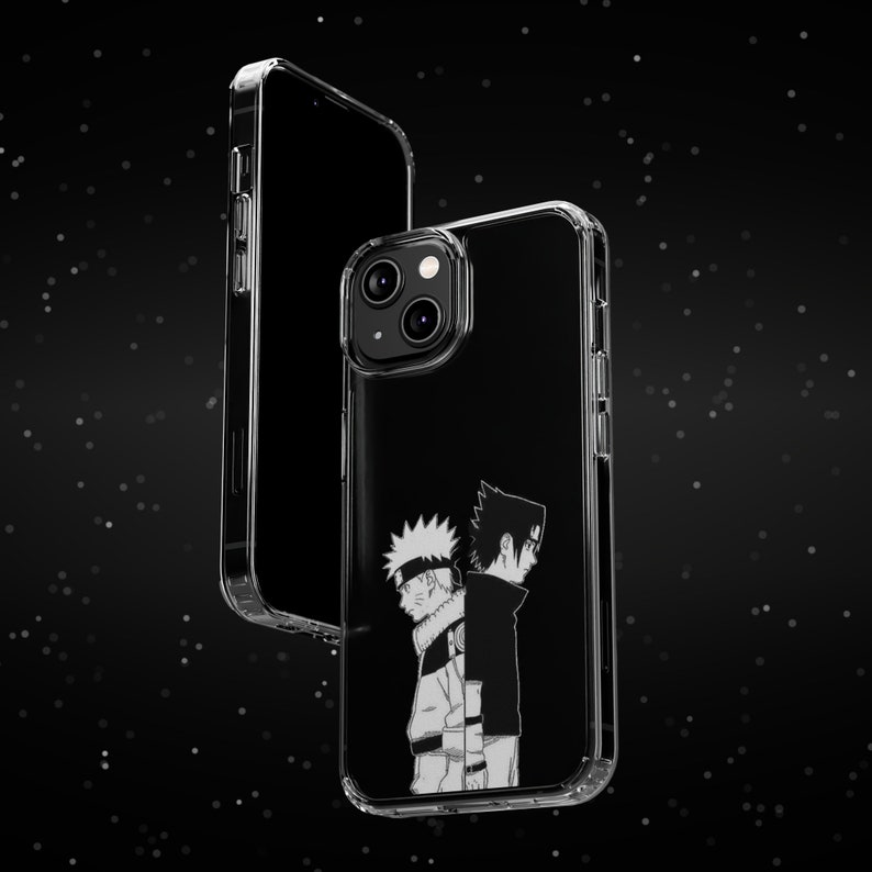 Anime Inspired Clear Phone Case Anime Themed Art Designs Anime Fan Art Kawaii Manga Art Etsy