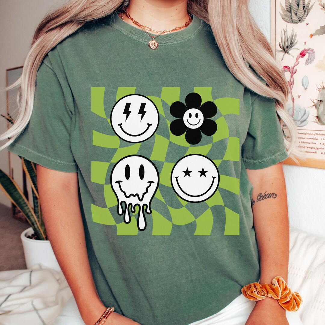 Smiley Faces, Crown Queen King Gold, Unisex Shirt, Urban Wear Apparel ...