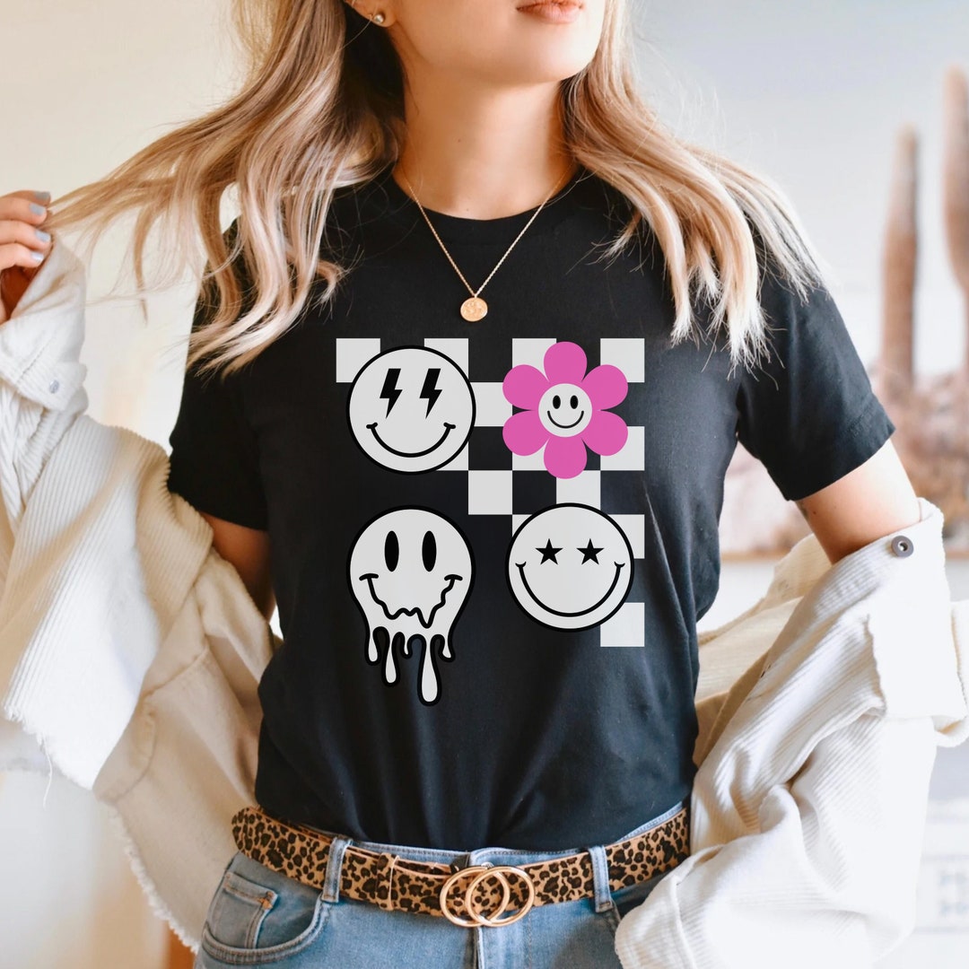 Smiley Faces, Crown Queen King Gold, Unisex Shirt, Urban Wear Apparel ...