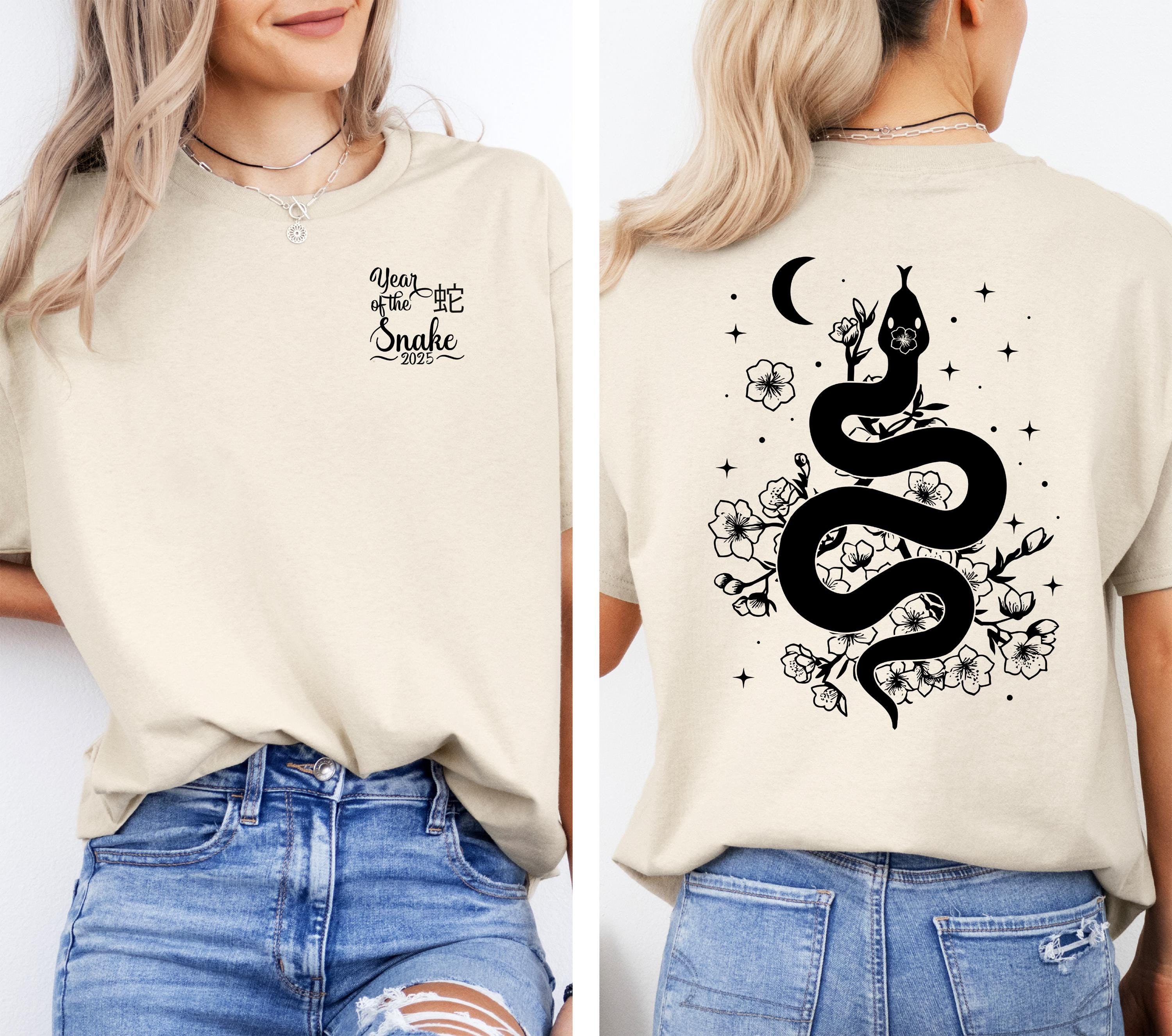 Year of the Snake T-shirt: Chinese New Year 2025 - Etsy