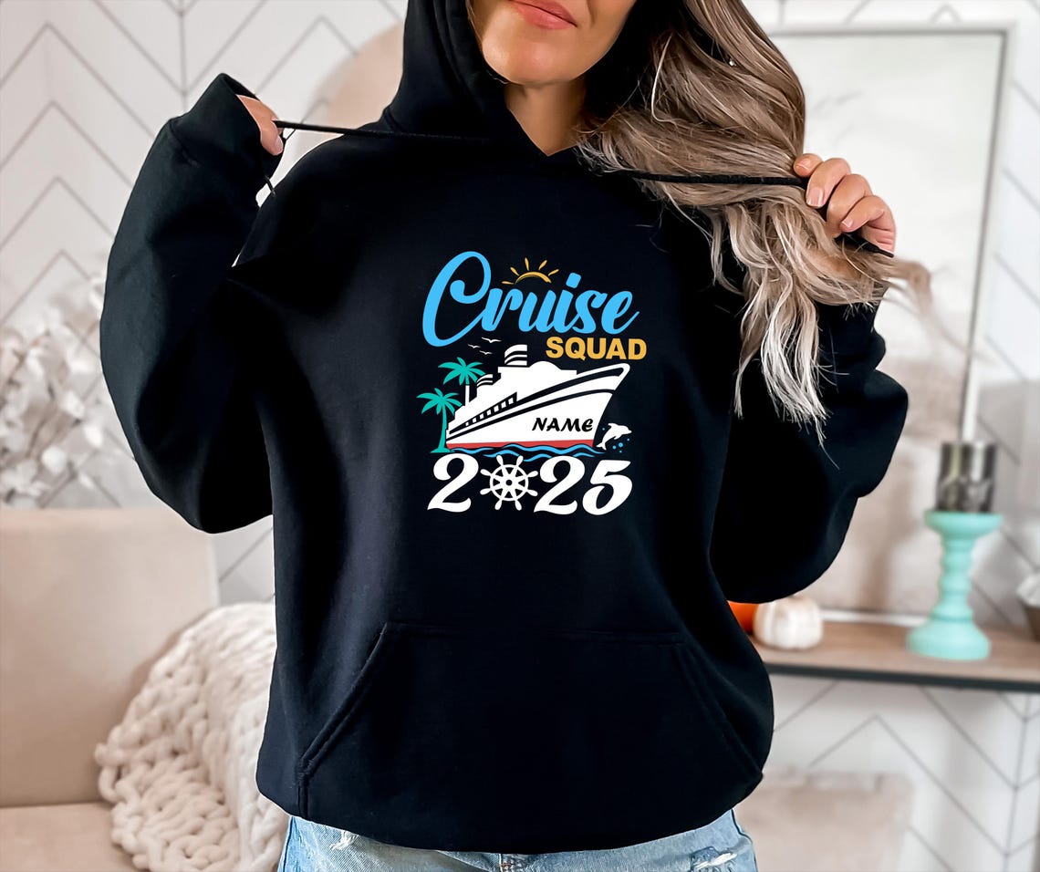 Personalized Cruise Squad 2024 Hoodie: Custom Family Matching - Etsy