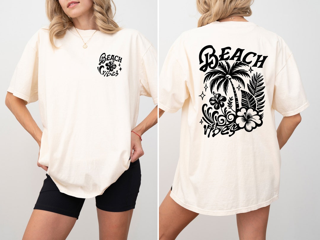 Comfort Colors T-shirt Beach Vibes T-shirt, Summer T Shirt, Summer Trip ...
