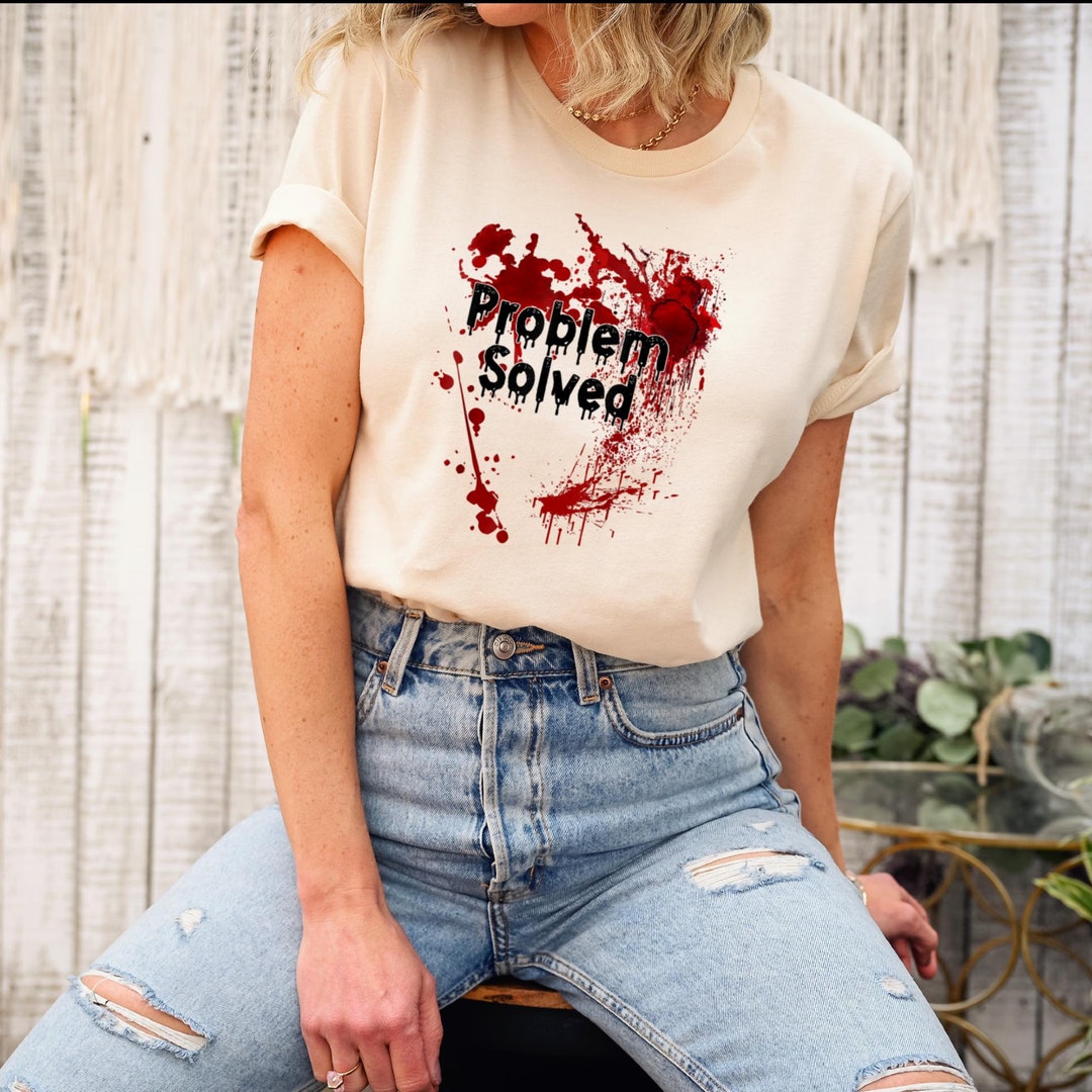 Halloween Problem Solved T-shirt, Retro Horror T Shirt, Halloween ...