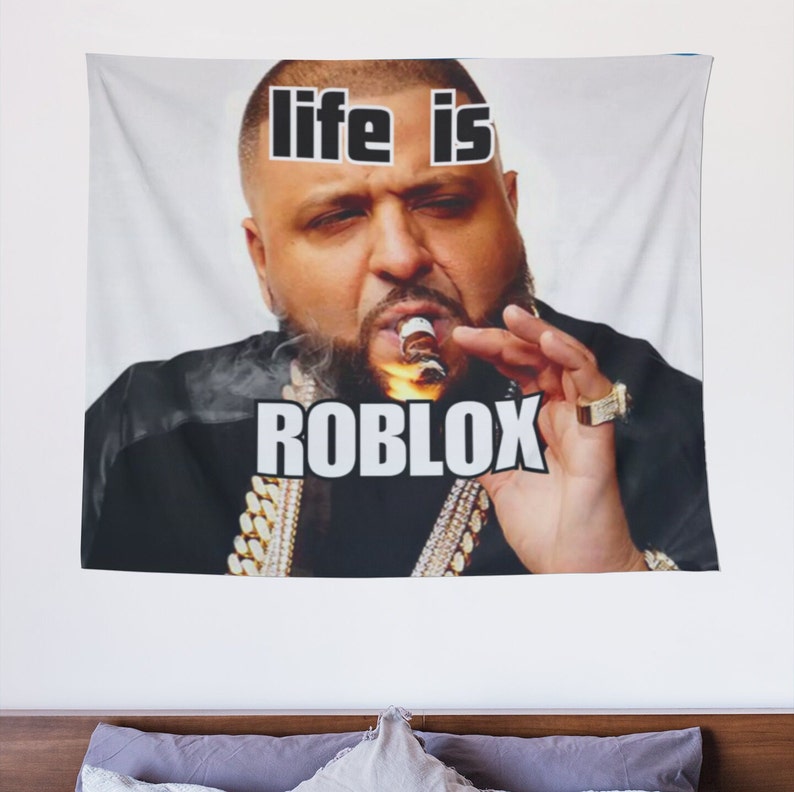 Life is Roblox Dj Khaled Wall Flag for College Funny Flag Dorm Flag - Etsy