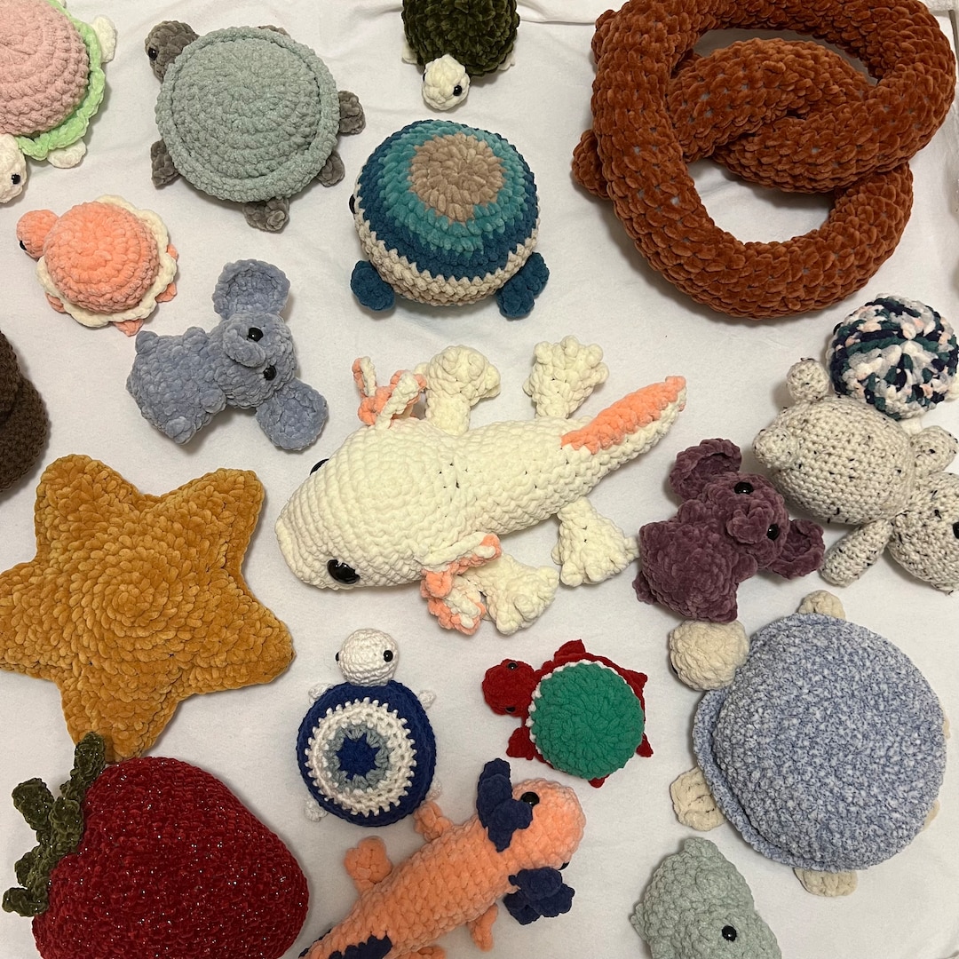 Crochet Animal Plushies | Handmade Christmas Holiday Gift Present Kid ...