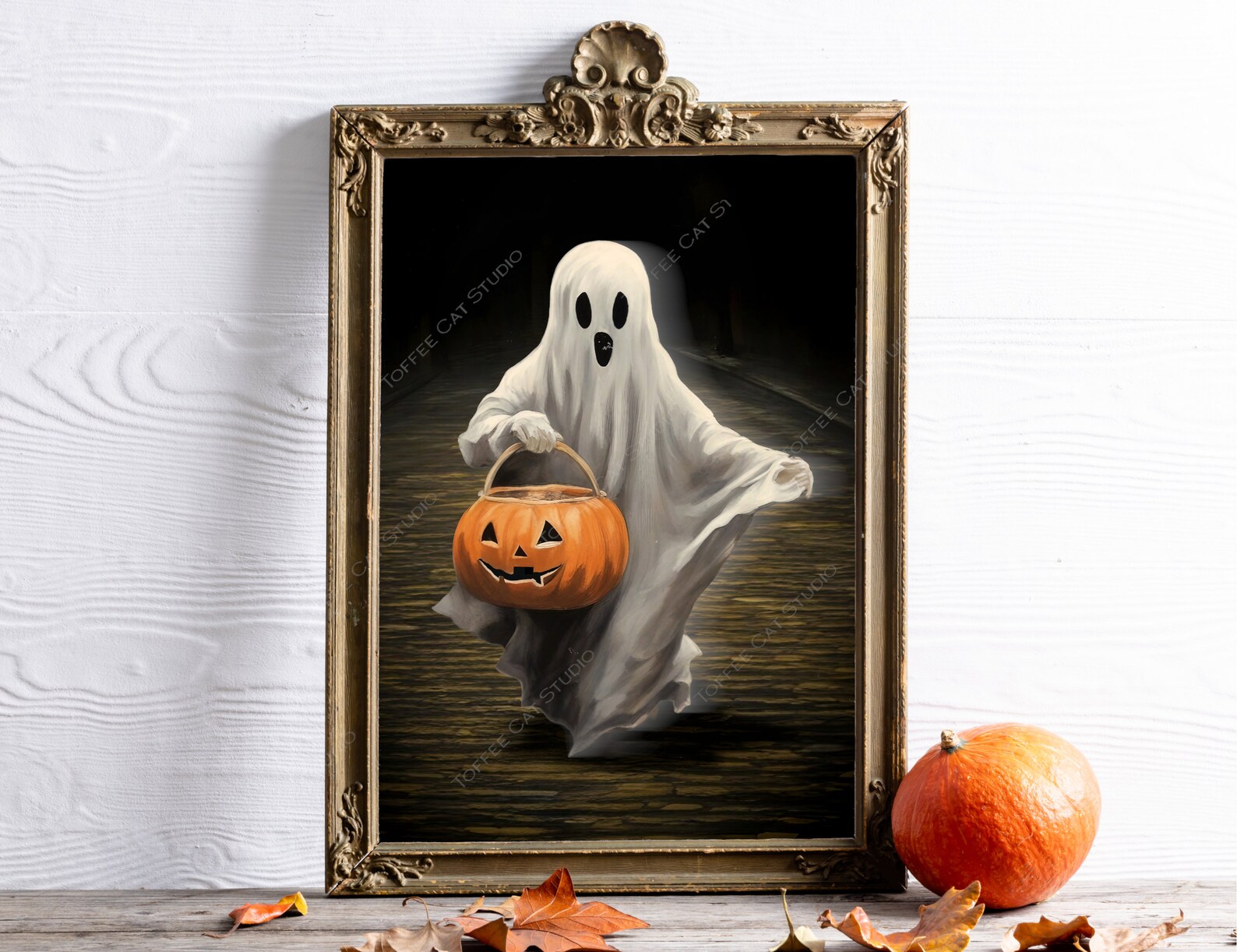 Halloween Trick or Treat Ghost Printable | Vintage Trick or Treating ...