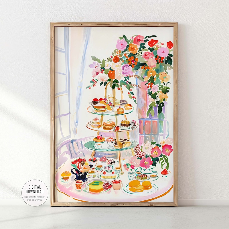 Tea Time Art - Etsy
