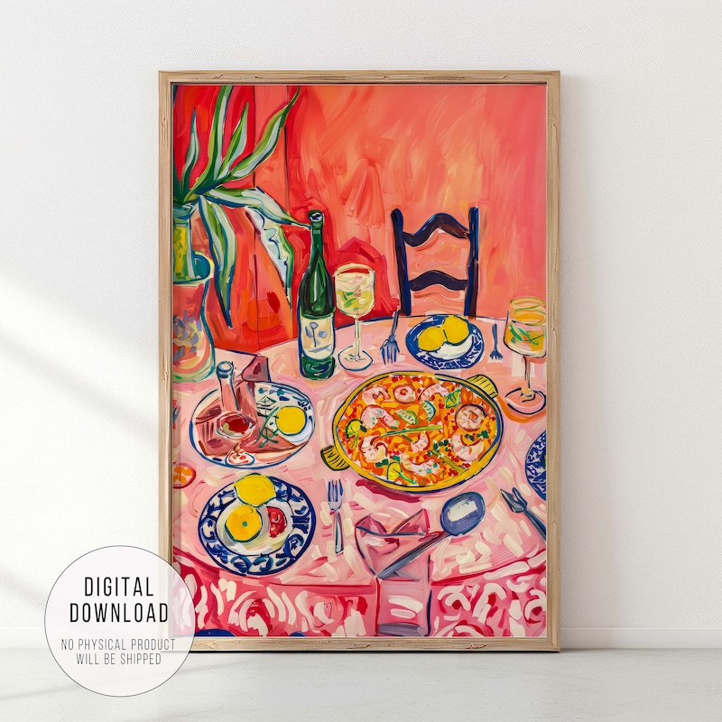 Spanish Colourful Print - Etsy