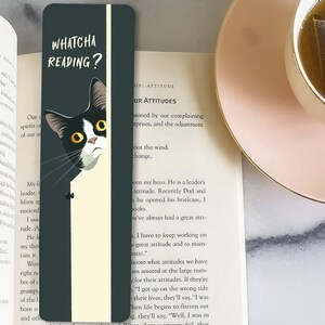Cute Cats Printable Bookmarks, Set of 5, 2x7 Inches, Cat Lovers Gift ...