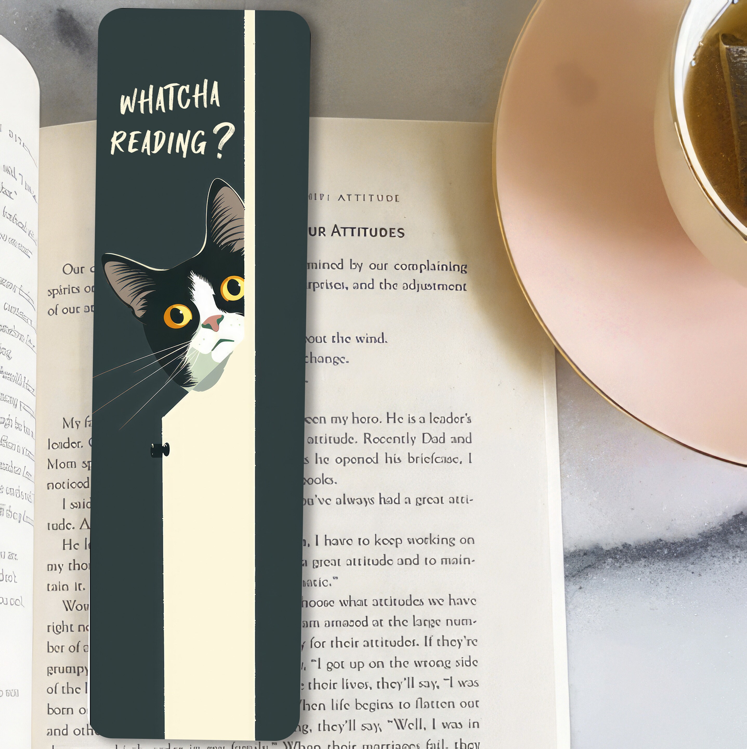 Cute Cats Printable Bookmarks, Set of 5, 2x7 Inches, Cat Lovers Gift ...