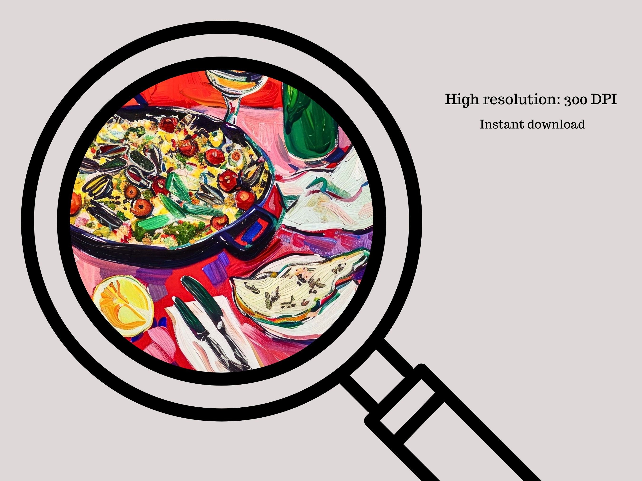 Spanish Feast With Paella Tapas and Wine, Food and Drink Inspired ...