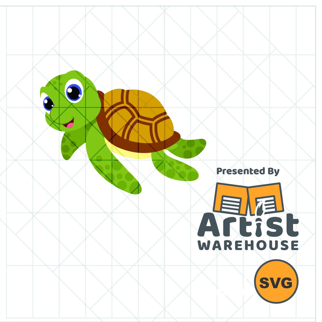 Animals Clipart, Baby Turtle Clipart, Nursery Wall Art, Digital Turtle ...