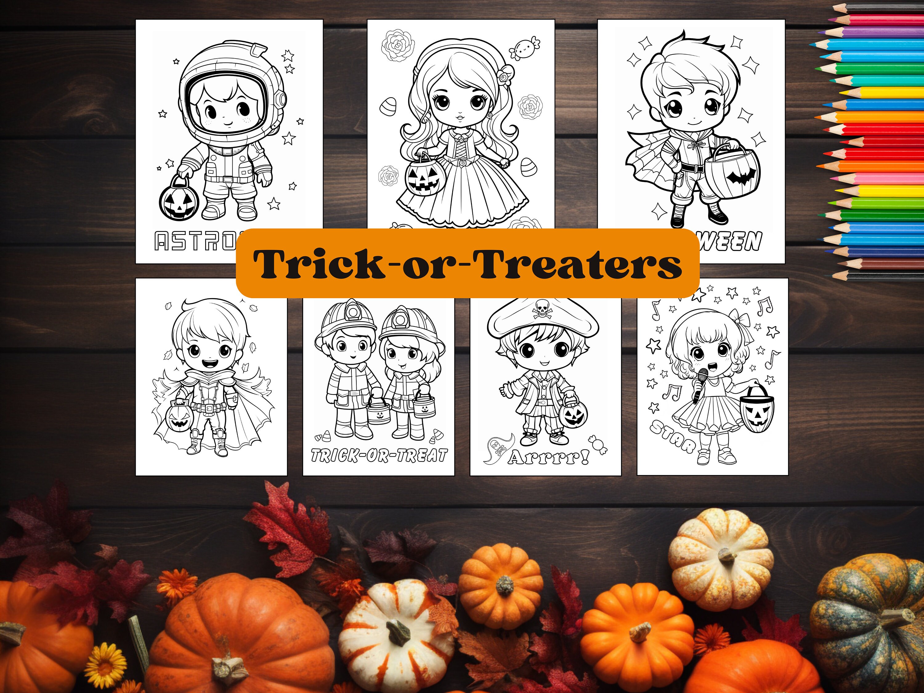70 Kawaii Halloween Coloring Pages | Cute Kawaii | Kids Coloring Book ...
