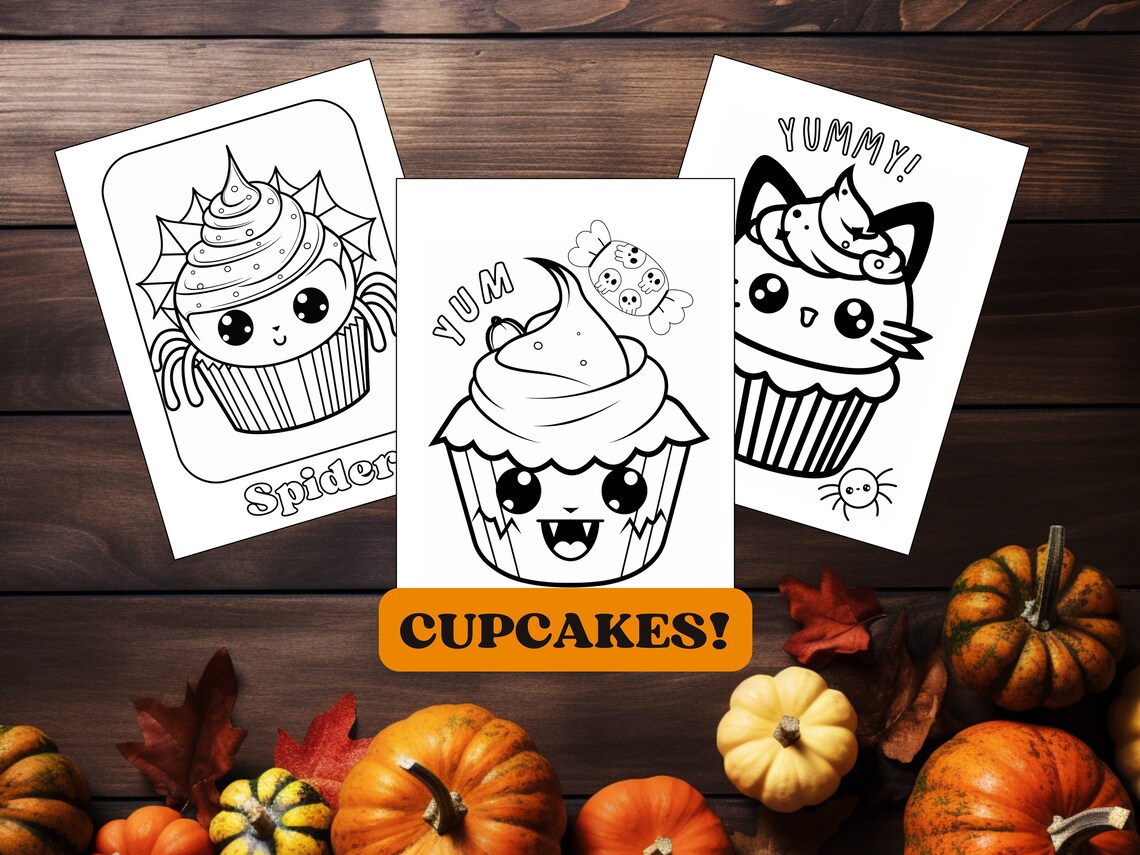 70 Kawaii Halloween Coloring Pages | Cute Kawaii | Kids Coloring Book ...