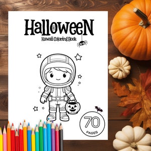 70 Kawaii Halloween Coloring Pages | Cute Kawaii | Kids Coloring Book ...