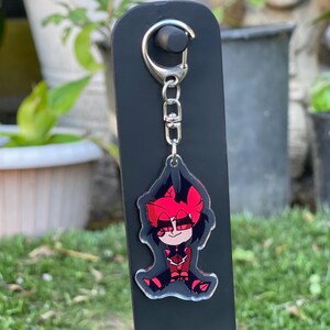 Alastor and Vox Acrylic Keychain Hazbin Hotel Inspired Merchandise - Etsy