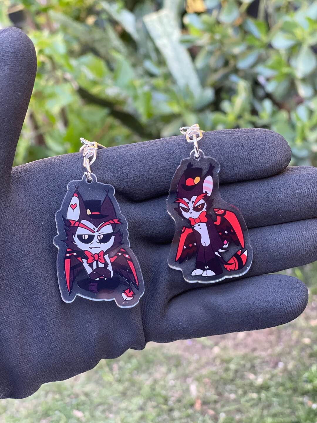 Husk Acrylic Keychain Hazbin Hotel Inspired Merchandise - Etsy