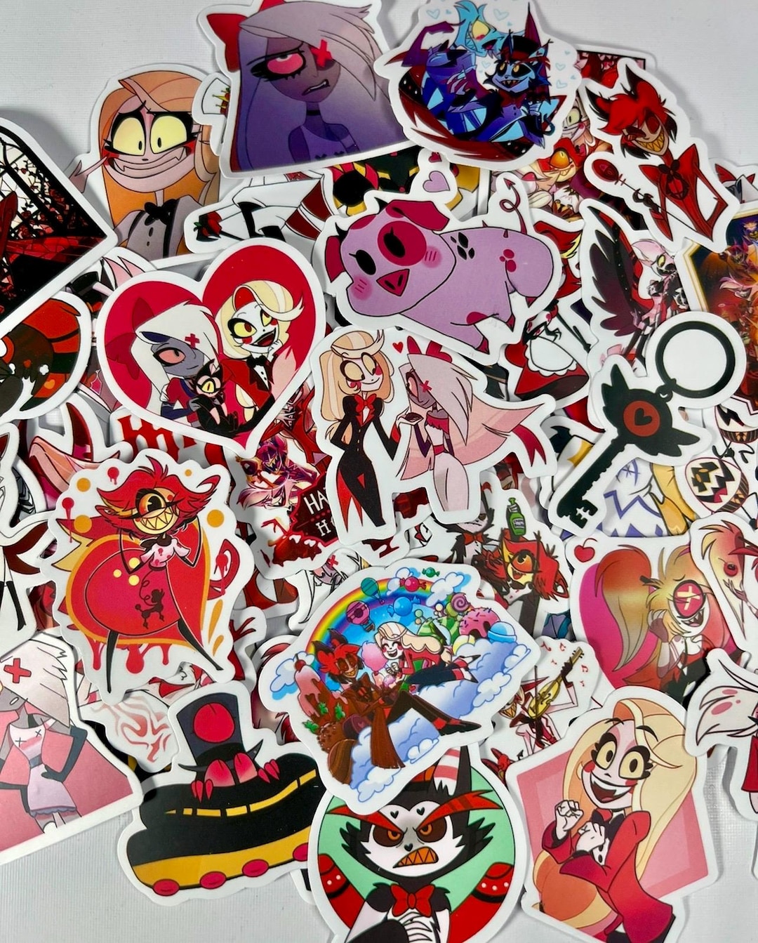 Hazbin Hotel Sticker Pack: Anime Cartoon Decals - Etsy