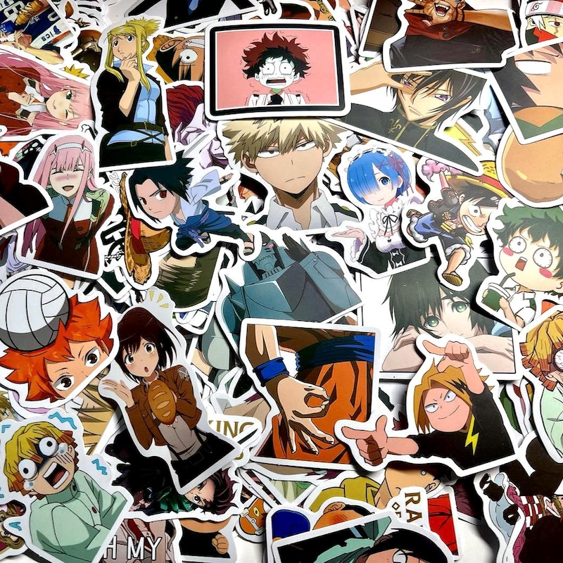 Anime Sticker Pack - Etsy