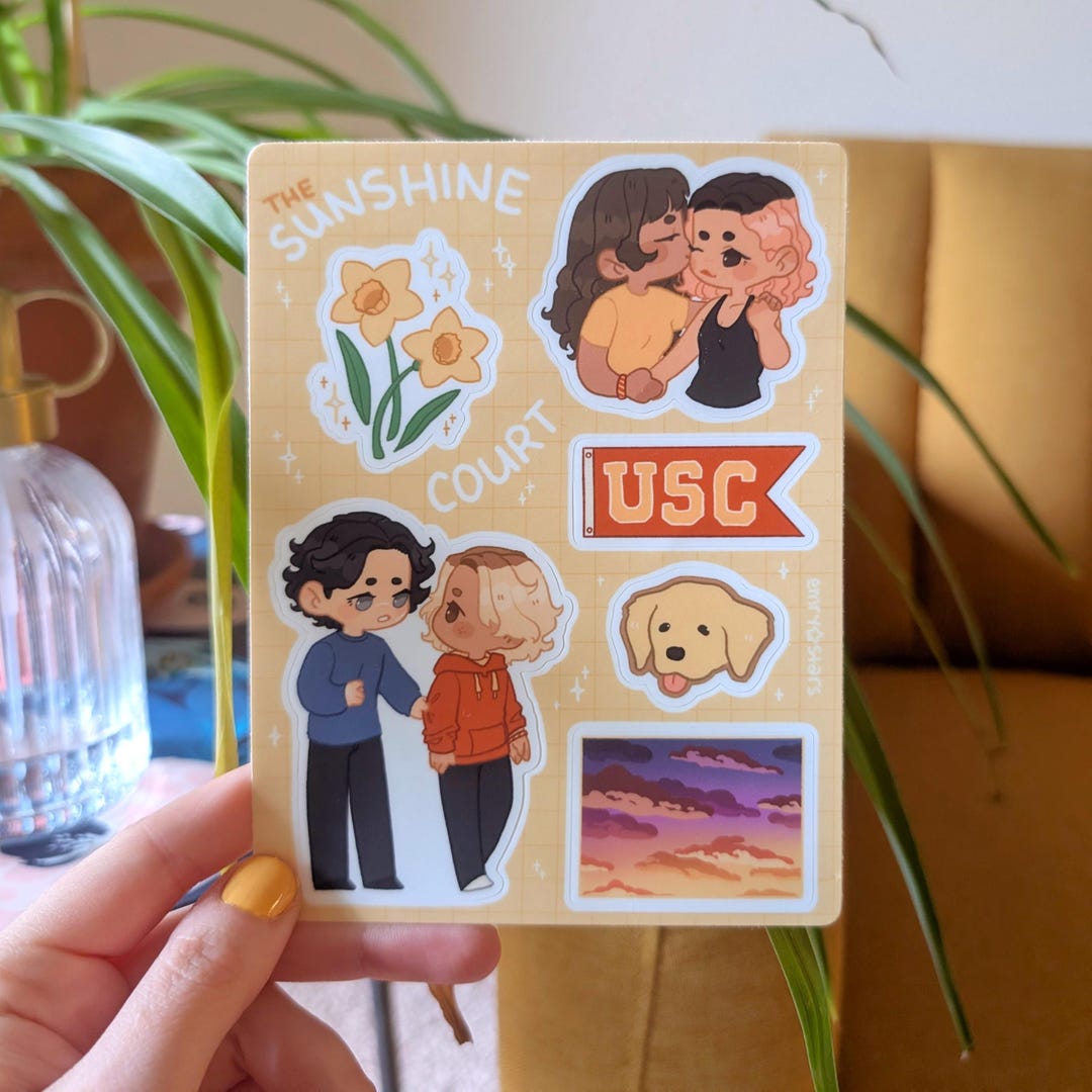 AFTG Trojans Sticker Sheet (the Sunshine Court) - Etsy