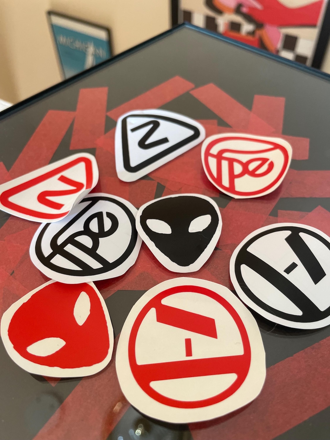 Twenty One Pilots Vinyl Waterproof Stickers, Josh Dun Alien, Dangerous ...