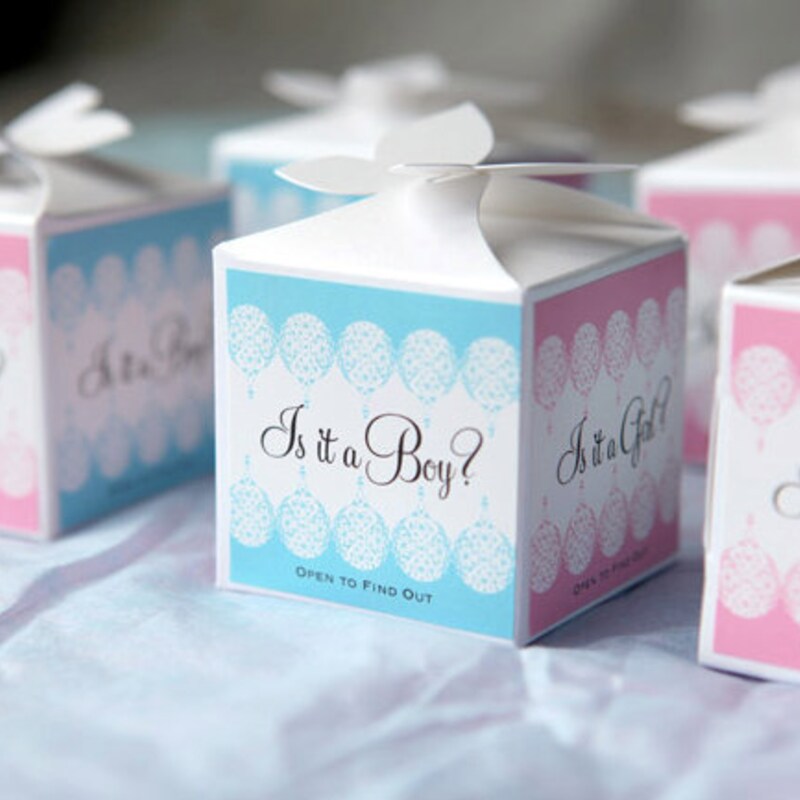 Gender Reveal Box - Etsy